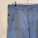 1950s French Workwear Factory Trouser, in Soft Indigo Blue Cotton Lots ...
