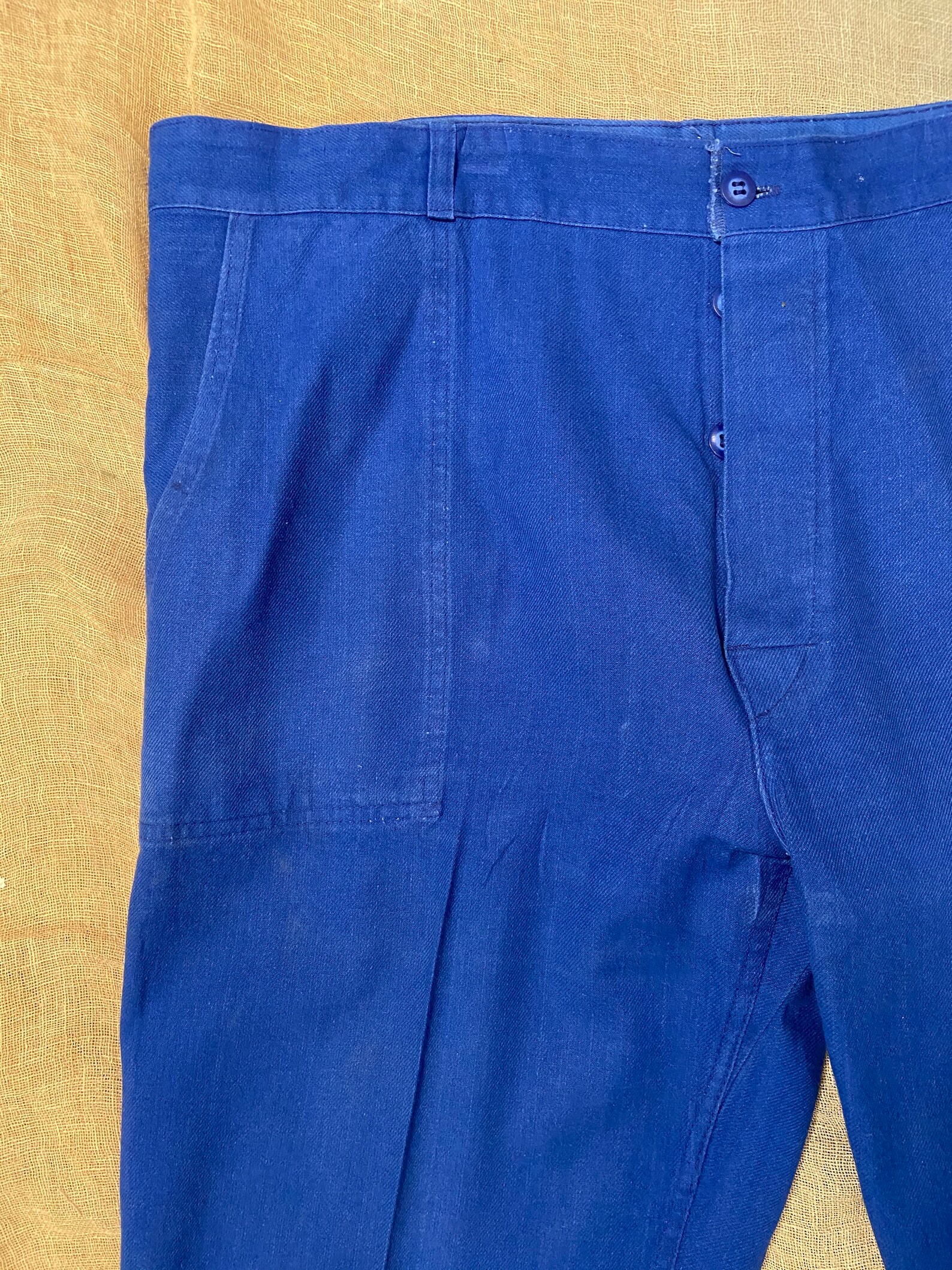 Electric Blue Workwear Trousers - Etsy