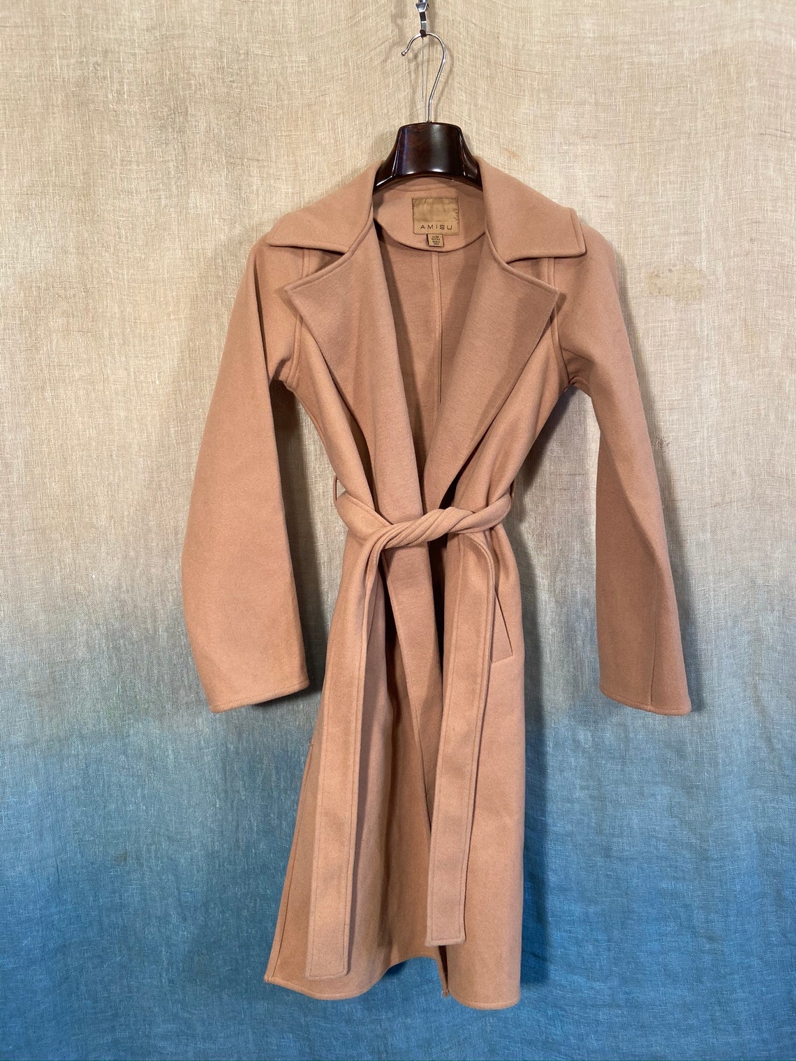 Classic Tan Overcoat Timeless Style Single Breasted Unisex - Etsy