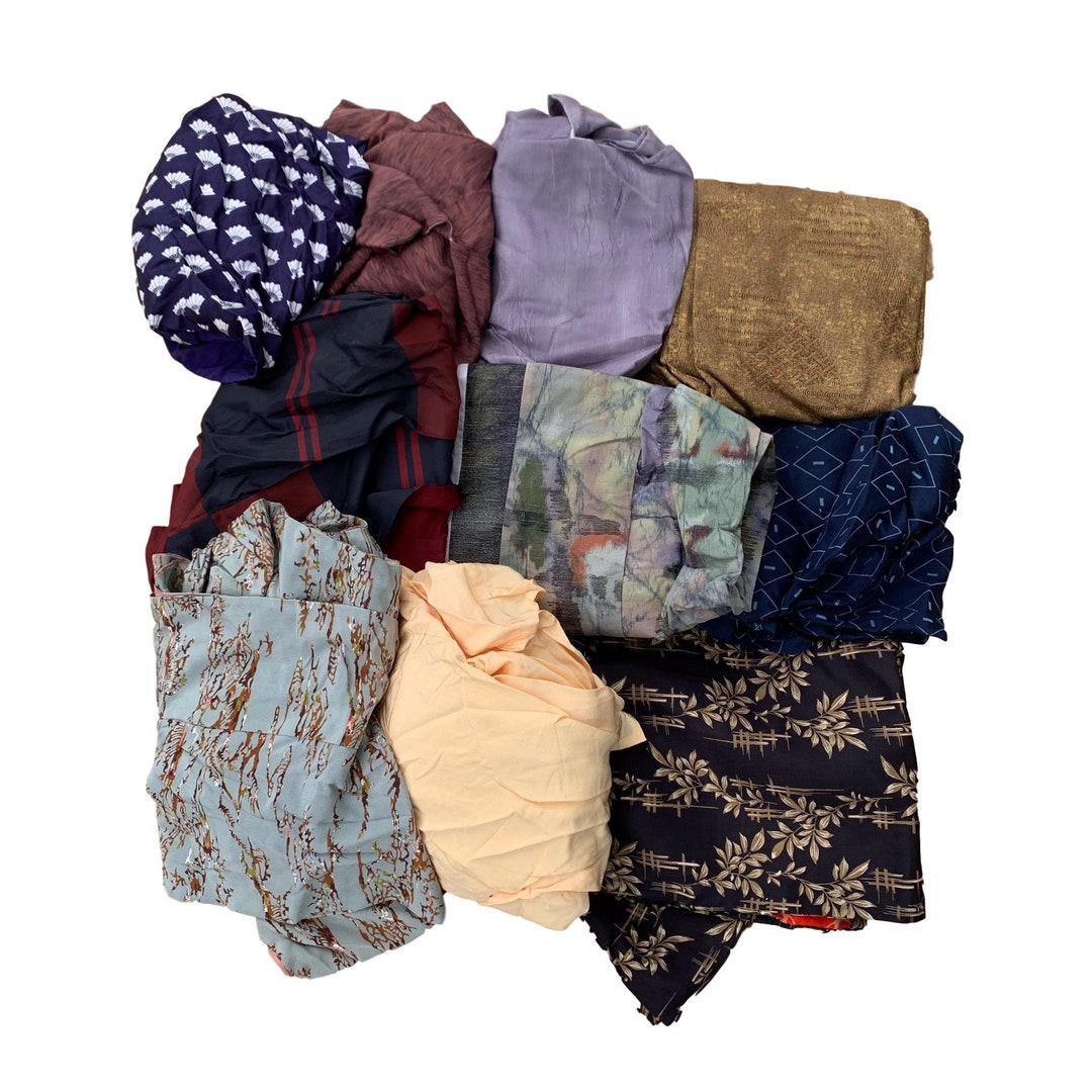 Japanese Kimono Job Lot for Resale, Remake, up Cycling, Rework, Silk ...