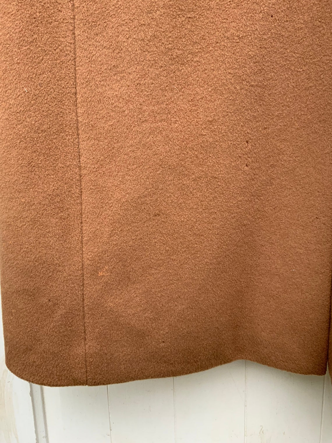 Cashmere Long Coat, Signs of Ageing 3 - Etsy