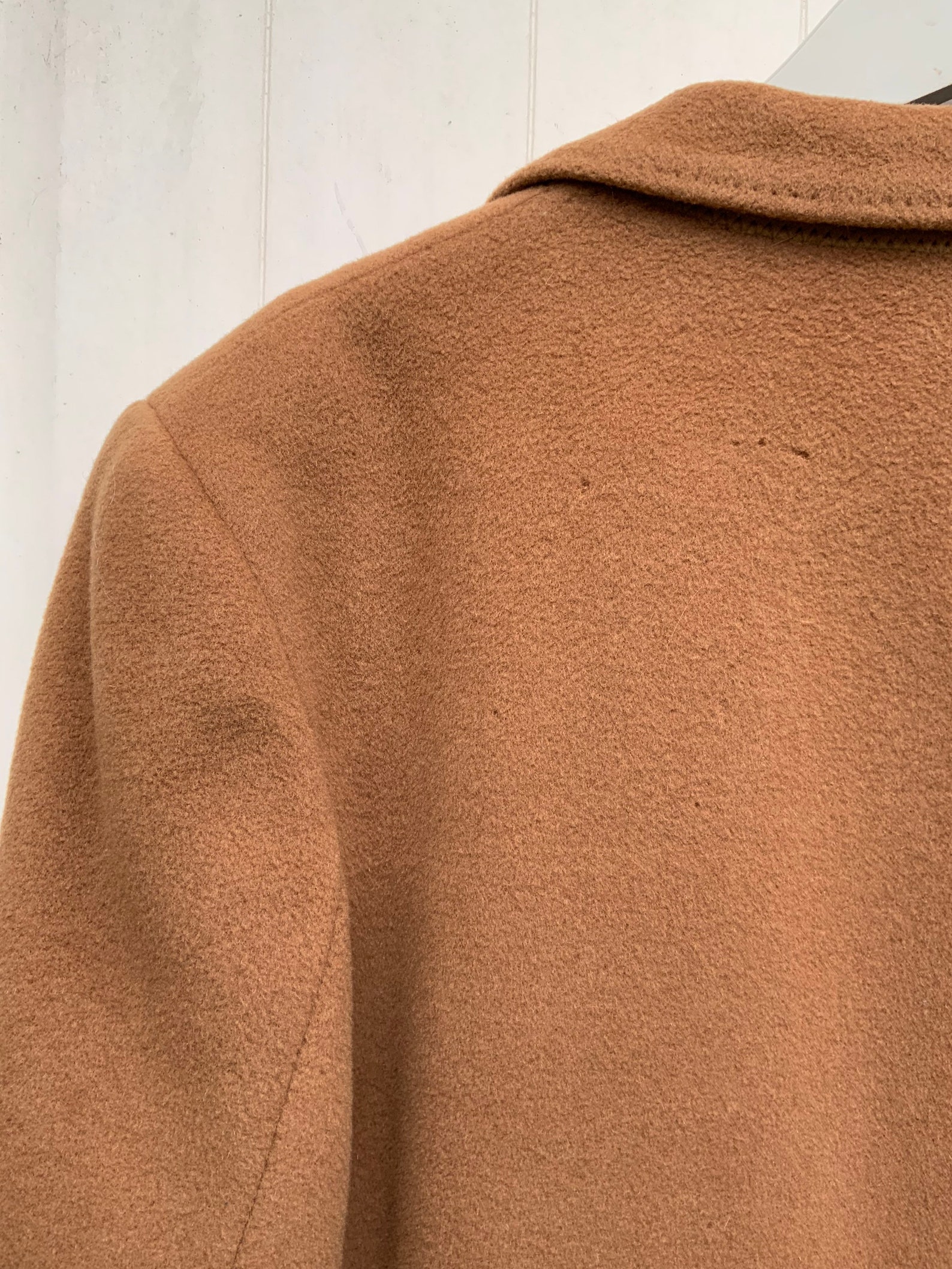 Cashmere Long Coat, Signs of Ageing 3 - Etsy