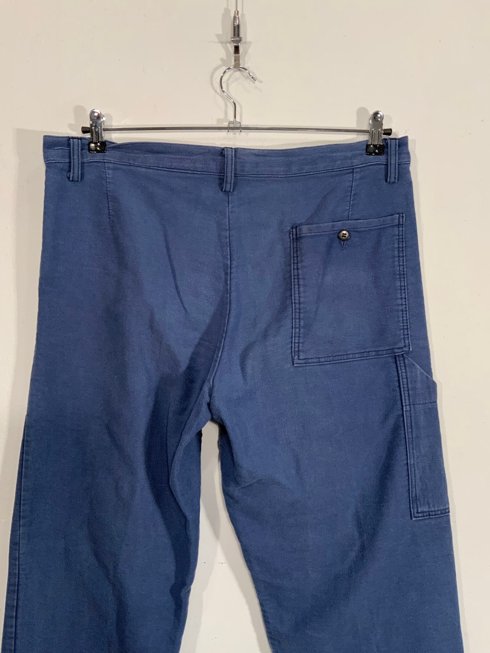 100% Cotton Workwear Factory Trouser, in Soft Electric Blue, Lots of ...