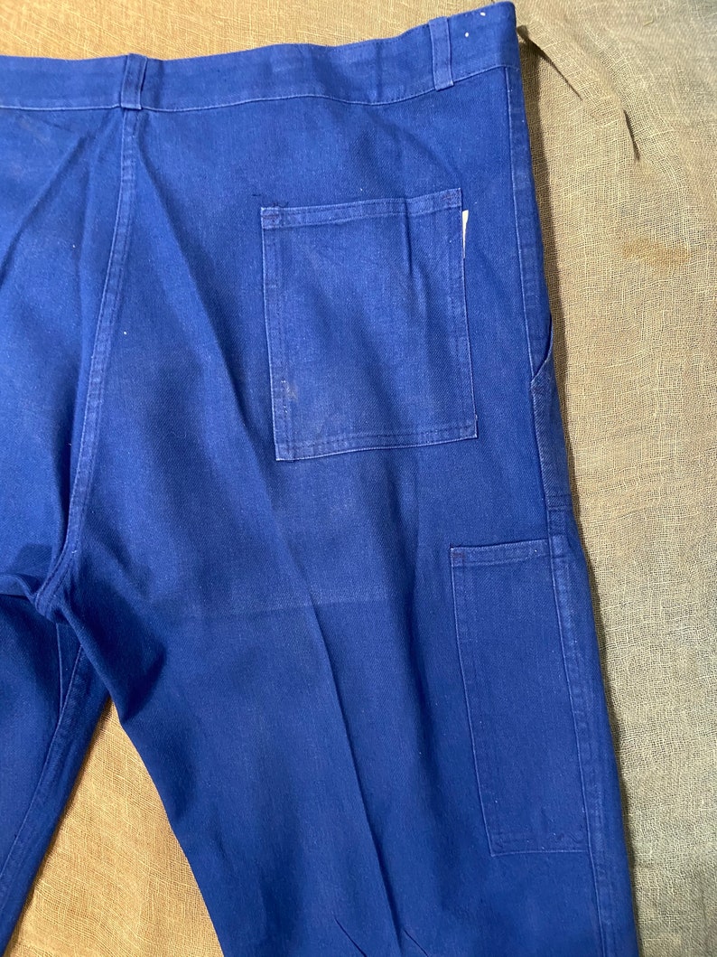 Electric Blue Workwear Trousers - Etsy