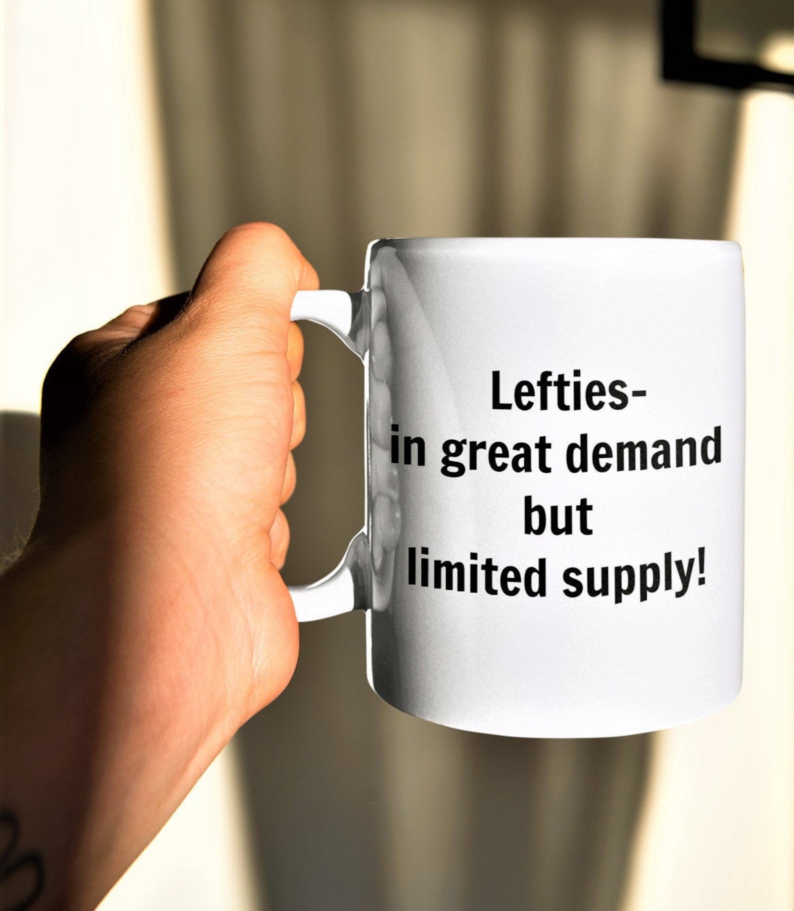 A Funny Gift for Left-handed People, A Mug for Gifted People. - Etsy