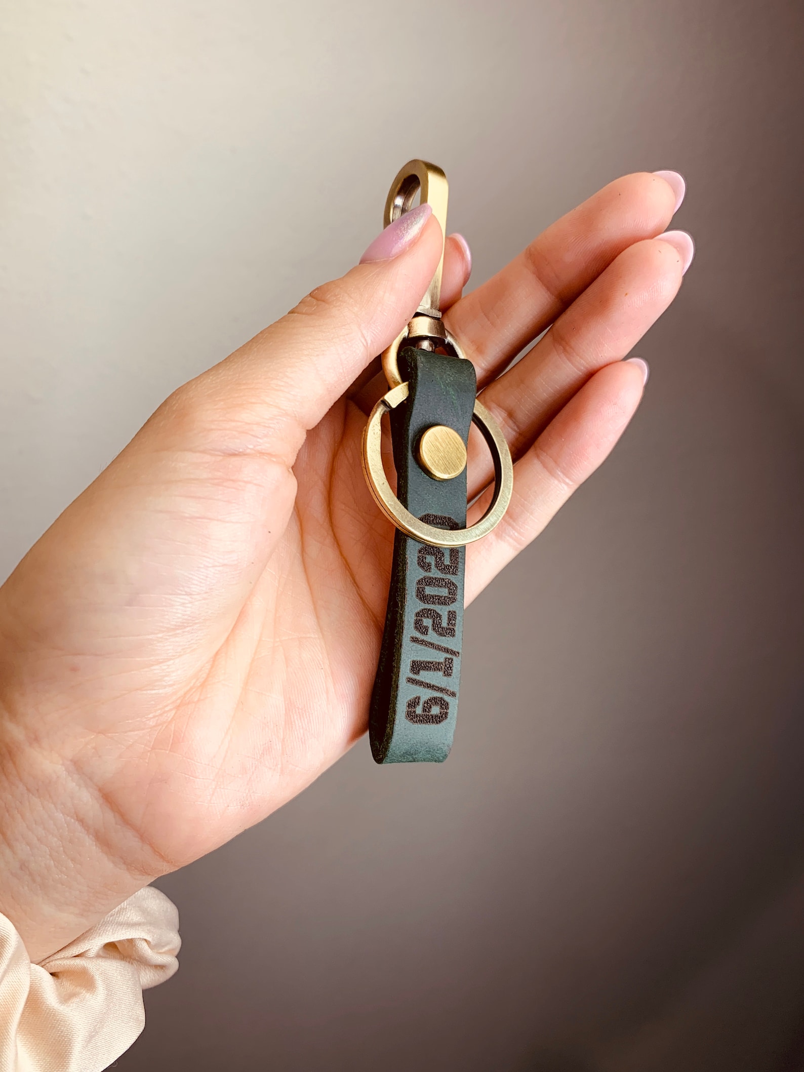 Personalized Leather Keychain Customized Keychaincustom - Etsy