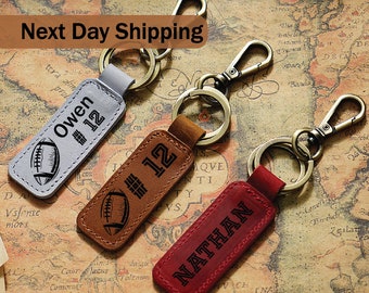Football Key Chains / Bag Tags / Football Team Gifts - Etsy