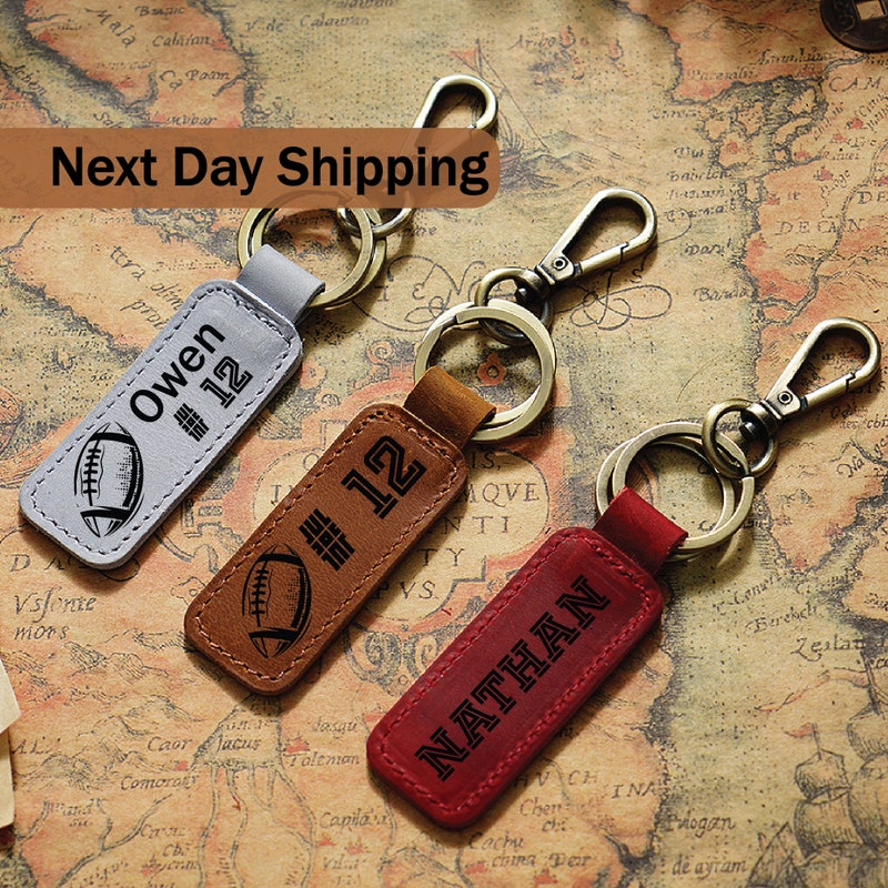 Football Keychains - Etsy
