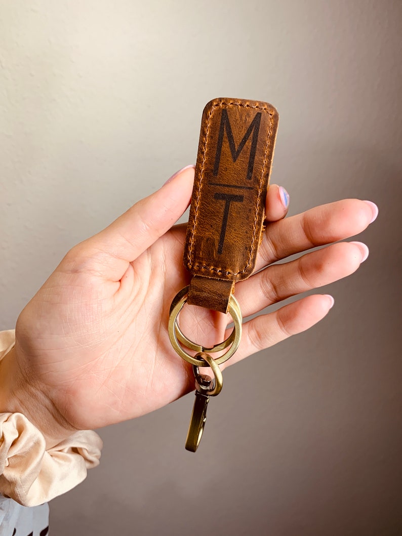 Custom Leather Key Chain Customized Keychaincustom Leather - Etsy