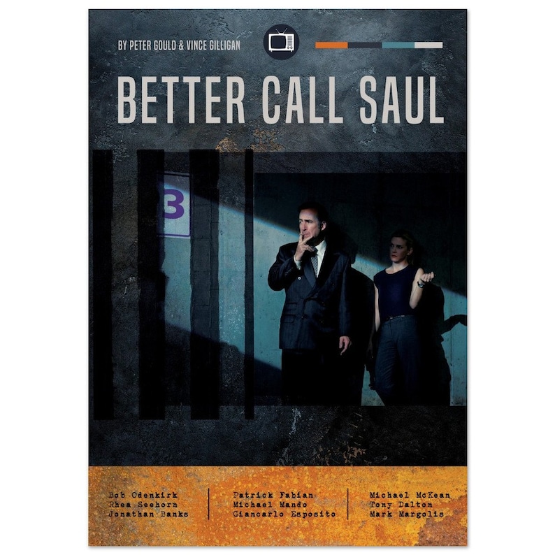 Better Call Saul Poster: Minimalist Retro Art Print - Etsy