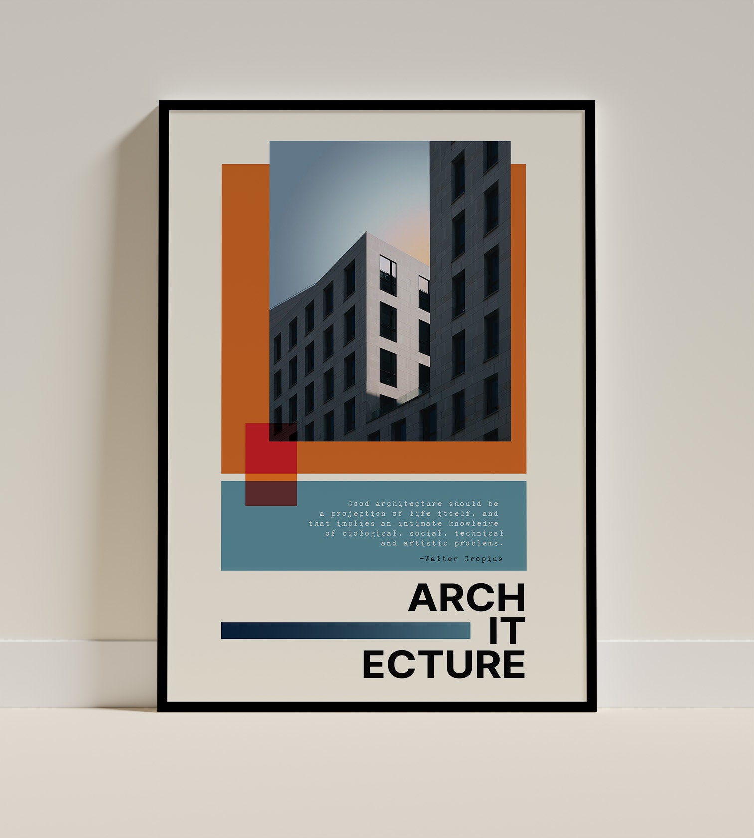 Architecture Poster | Limited Edition Print | Poster Art | Mid Century ...