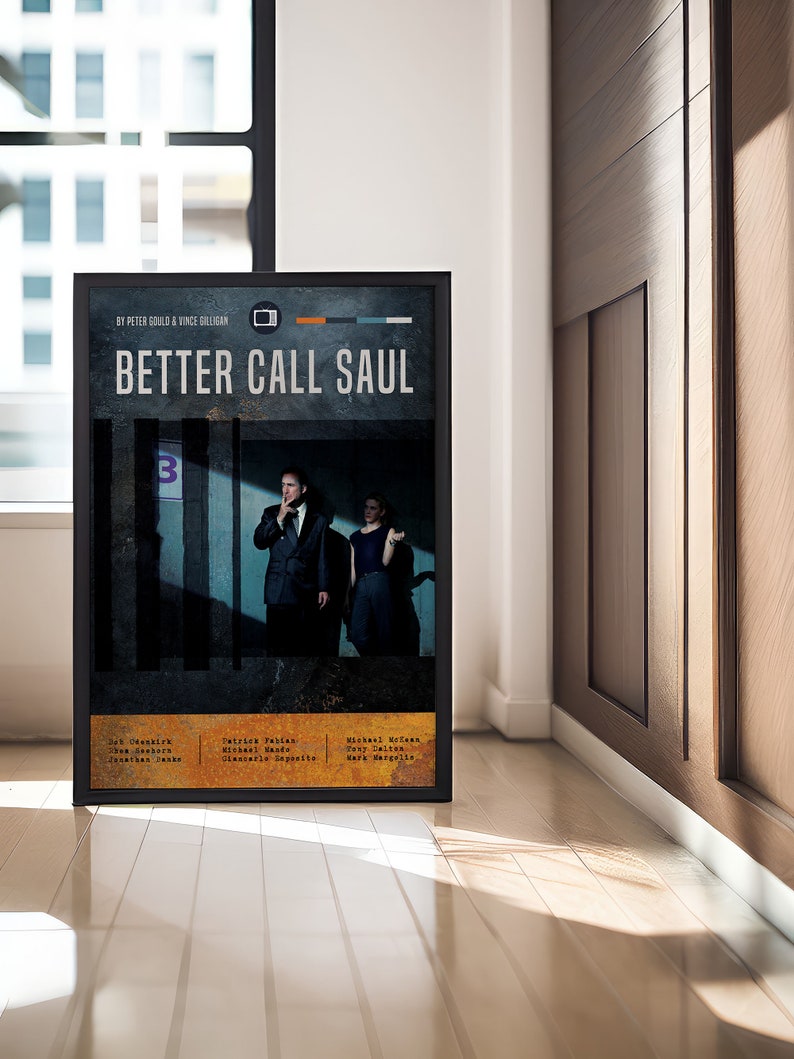 Better Call Saul Poster: Minimalist Retro Art Print - Etsy