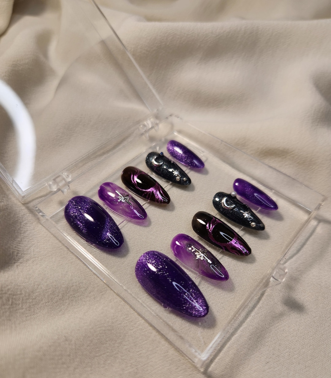 WIZARD OF WATERDEEP - Gale Themed Press on Nails | Baldur's Gate 3 ...