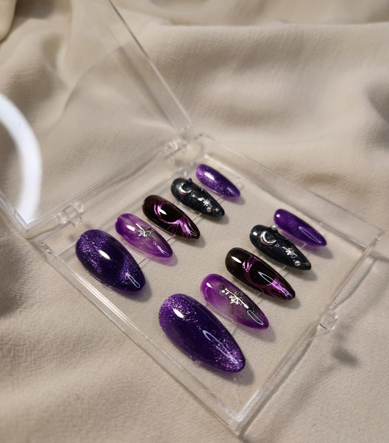 WIZARD OF WATERDEEP - Gale Themed Press on Nails | Baldur's Gate 3 ...