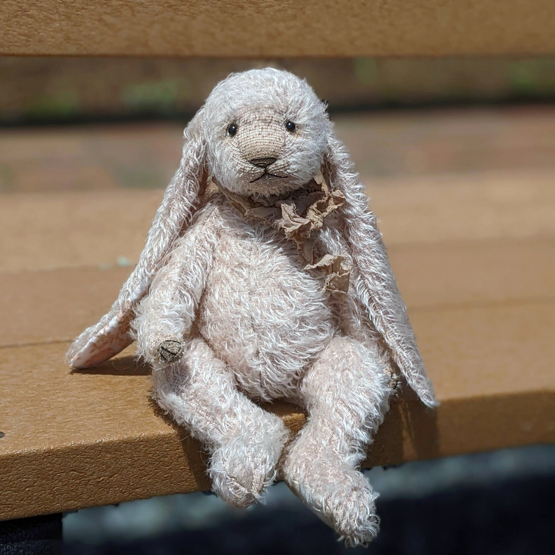 Artist Teddy Rabbit. Handmade OOAK Rabbit. Collectible Teddy Rabbit ...