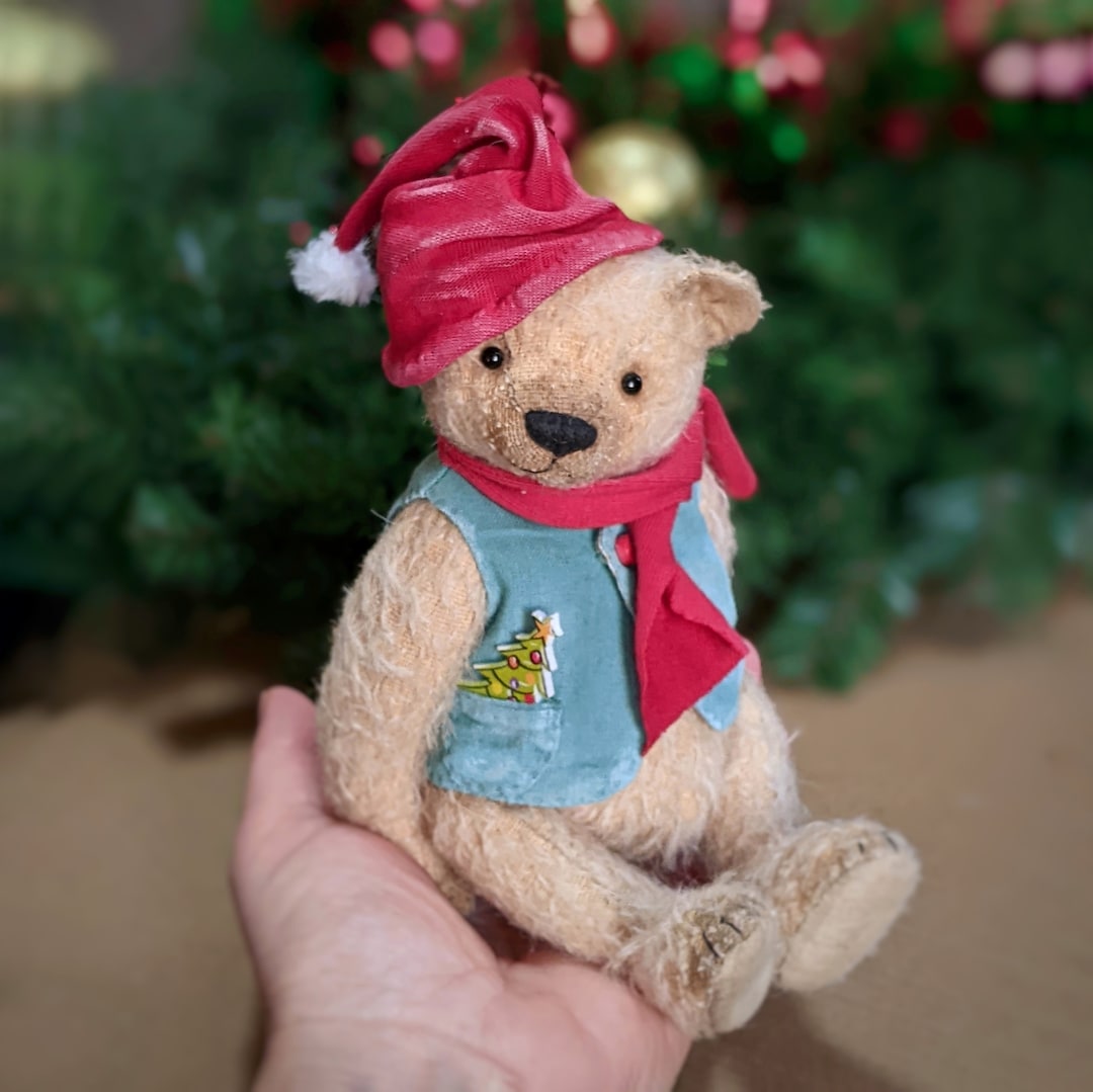 OOAK Teddy Bear 7. Collectible Teddy Toy. Artist Teddy Bear. Handmade ...