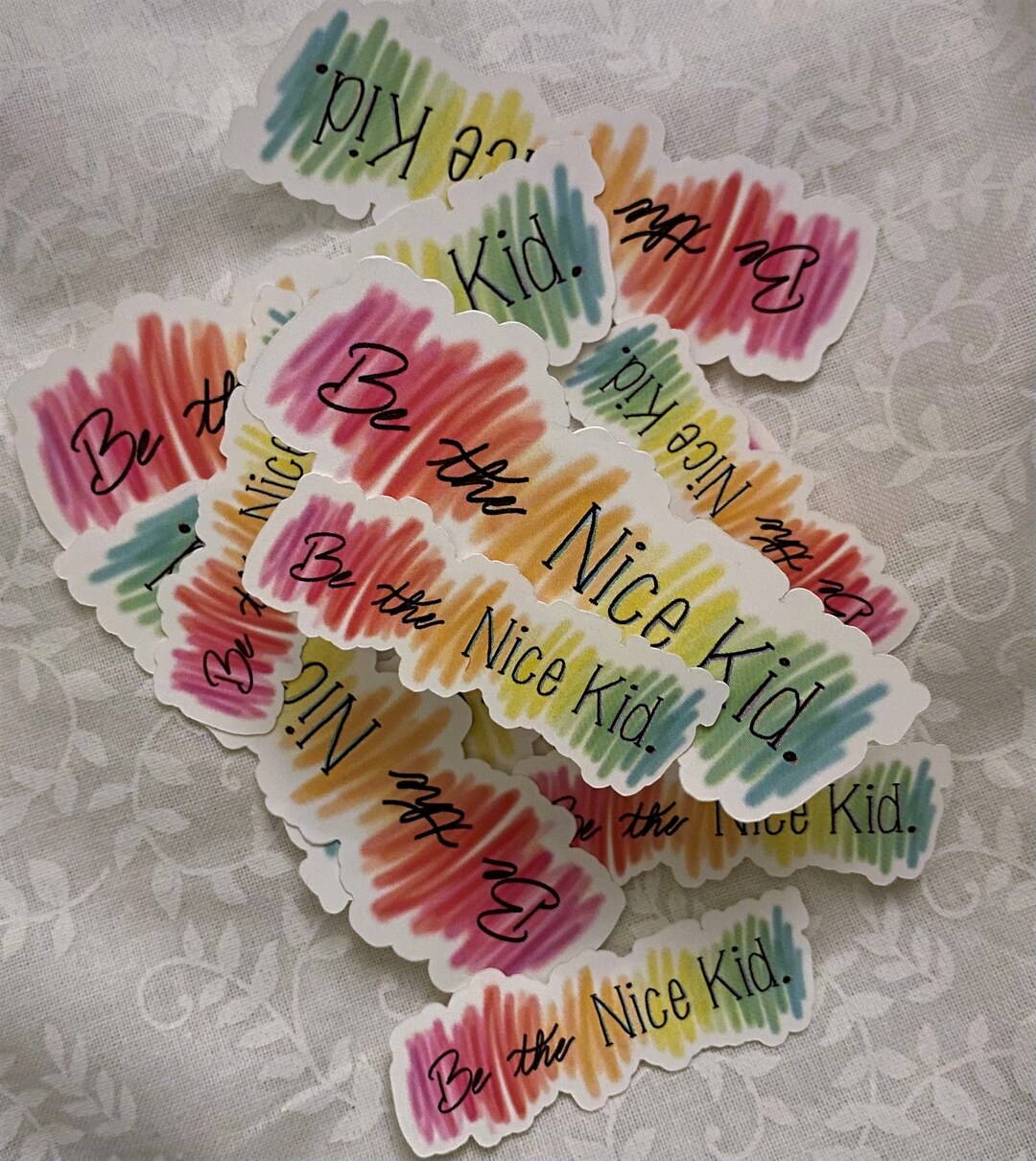 Be The Nice Kid STICKER: amabilidad maestro niños mensaje - Etsy España