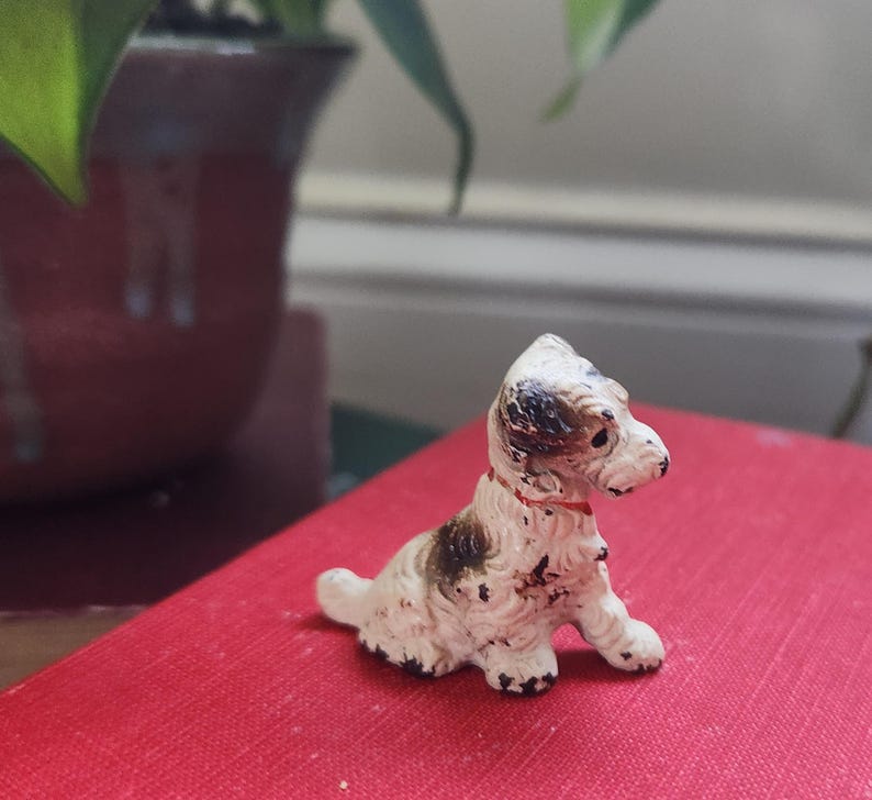 Antique Hubley Cast Iron Fox Terrier Dog Paperweight - Etsy