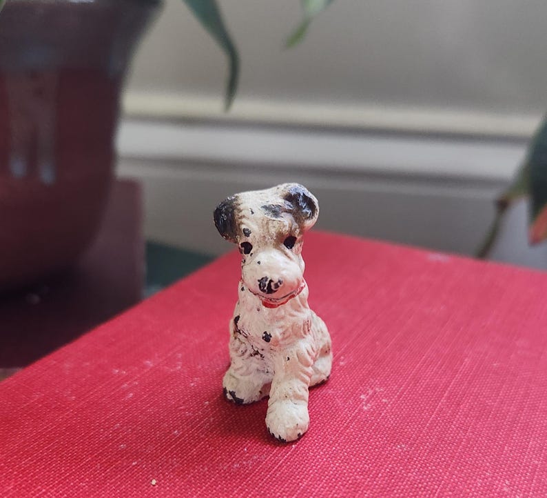Antique Hubley Cast Iron Fox Terrier Dog Paperweight - Etsy