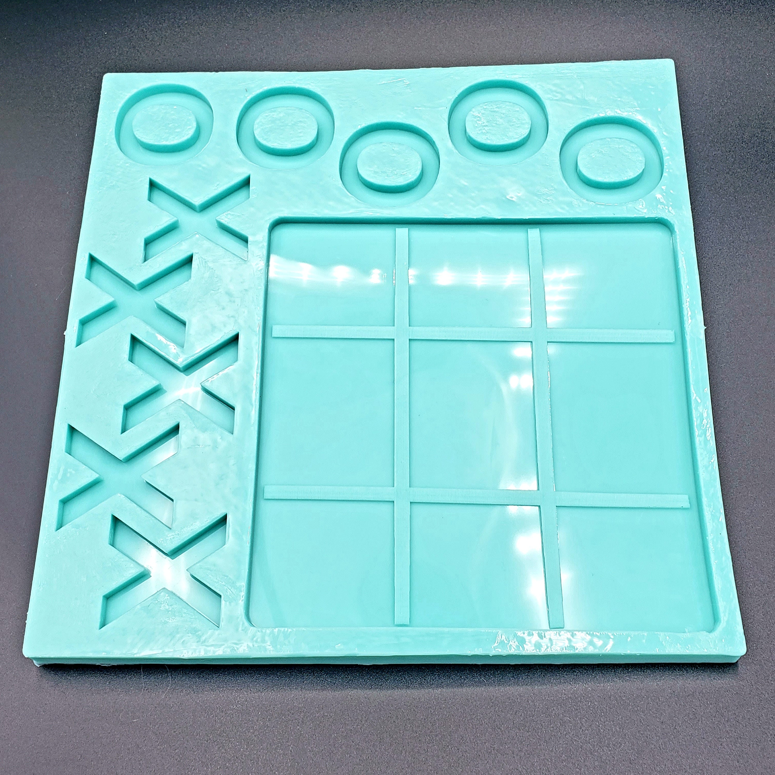 Tic Tac Toe Mold & 10 Pieces | Etsy