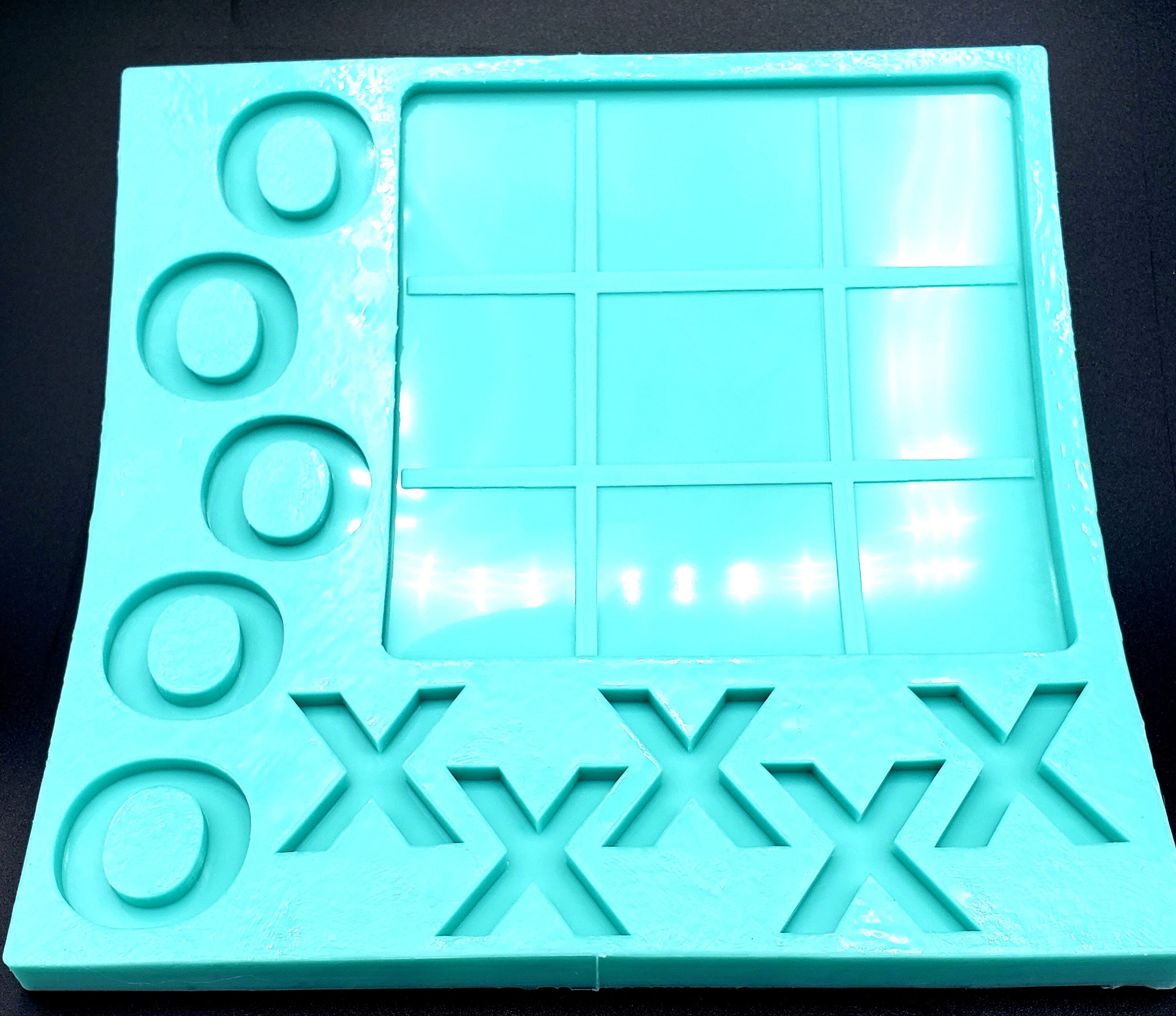 Tic Tac Toe Mold & 10 Pieces | Etsy