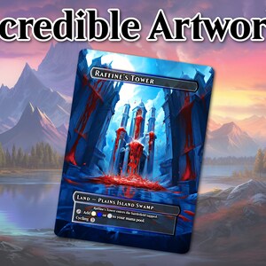 10X Triomes Lands Full Art Set Detailed Fantasy Style Commander ...