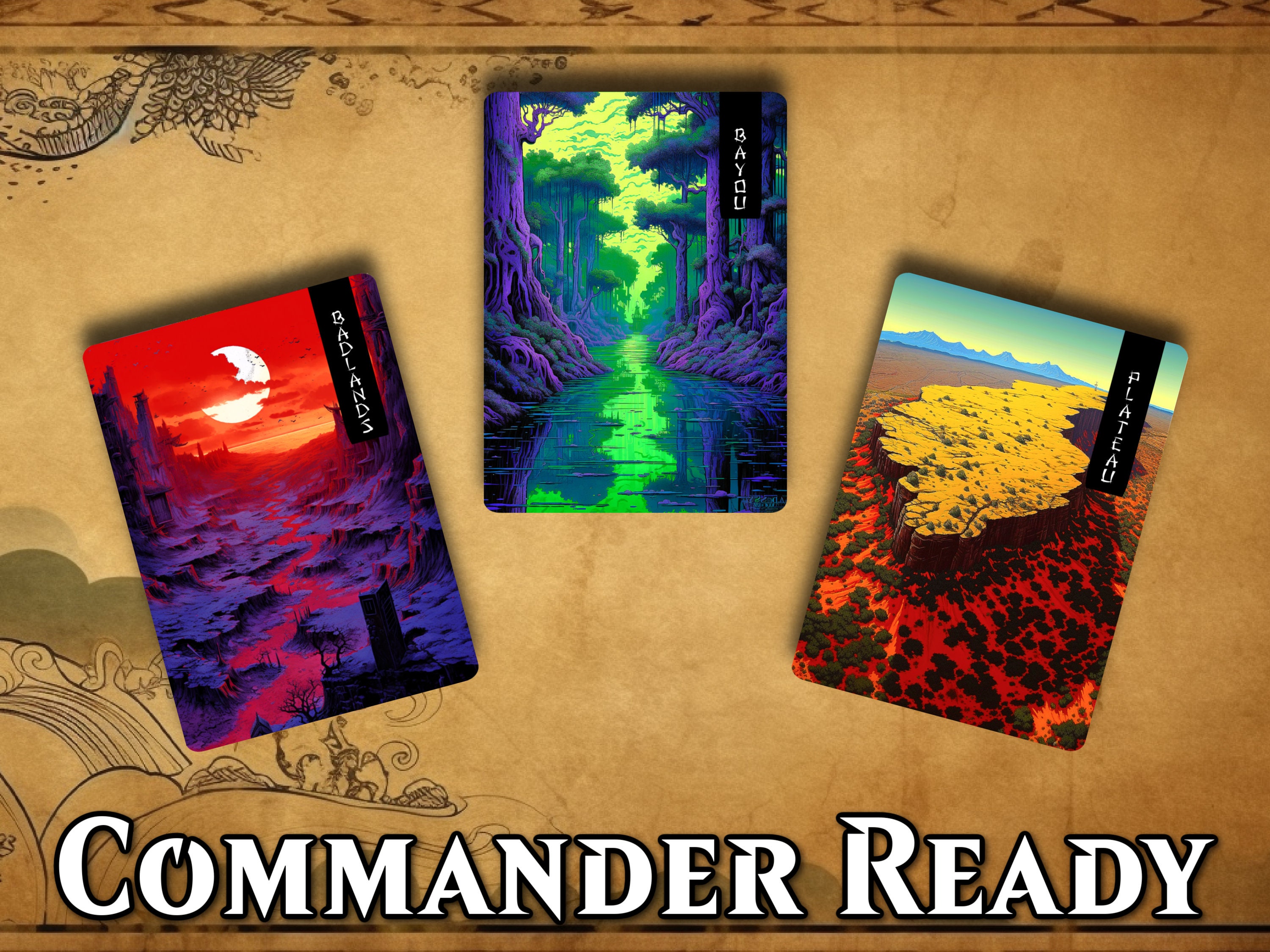 10X Dual Lands Japanese Style Art Set Tokens Commander Friendly MTG Proxy - Etsy