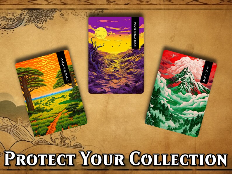 10X Dual Lands Japanese Style Art Set Tokens Commander Friendly MTG ...