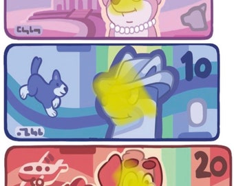 Bluey Dollar Bucks - Etsy New Zealand