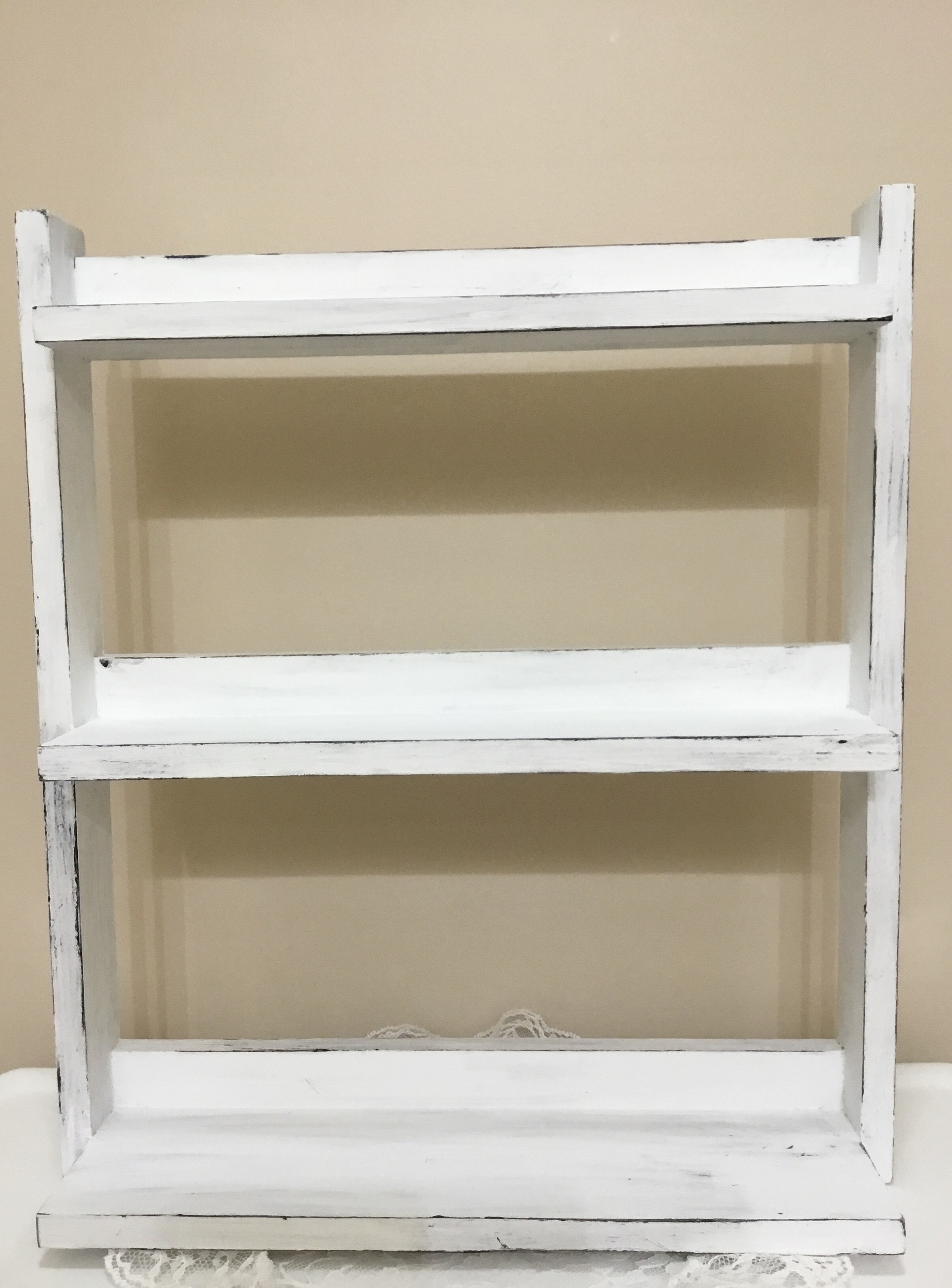Three Tiered Display Shelf Standing or Hanging | Etsy