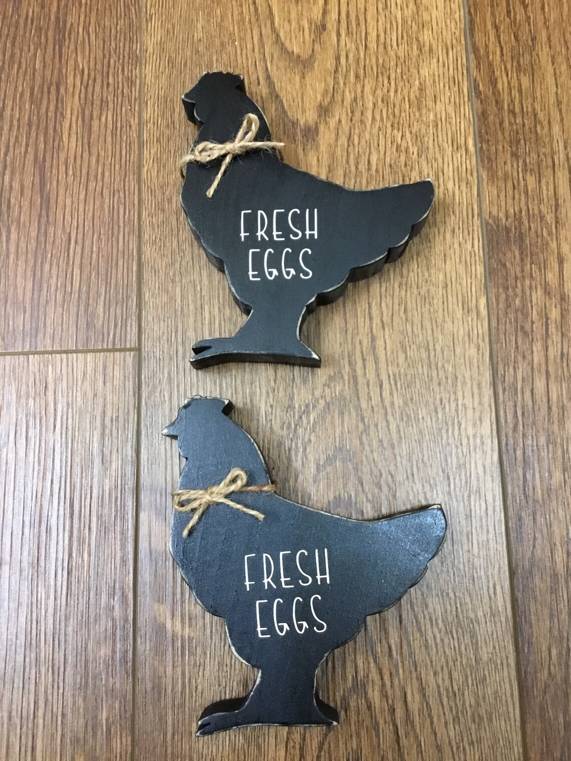 Mini Wood Chicken Tiered Tray - Etsy