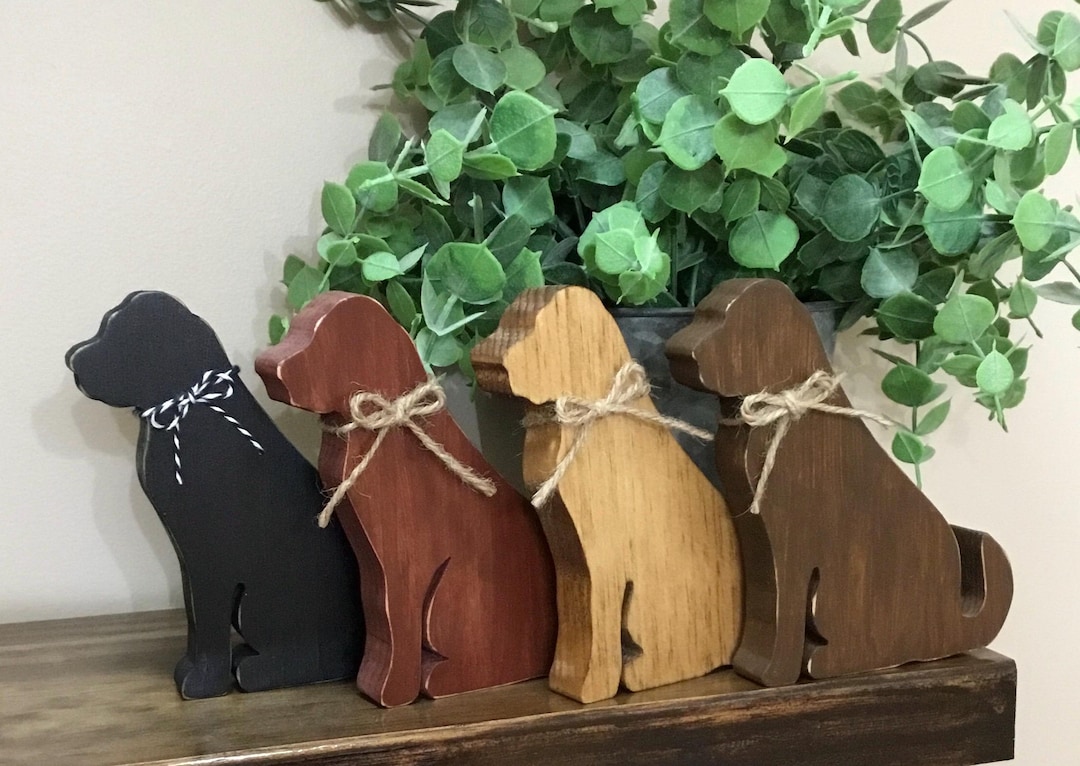 Mini Wood Dog Tiered Tray - Etsy