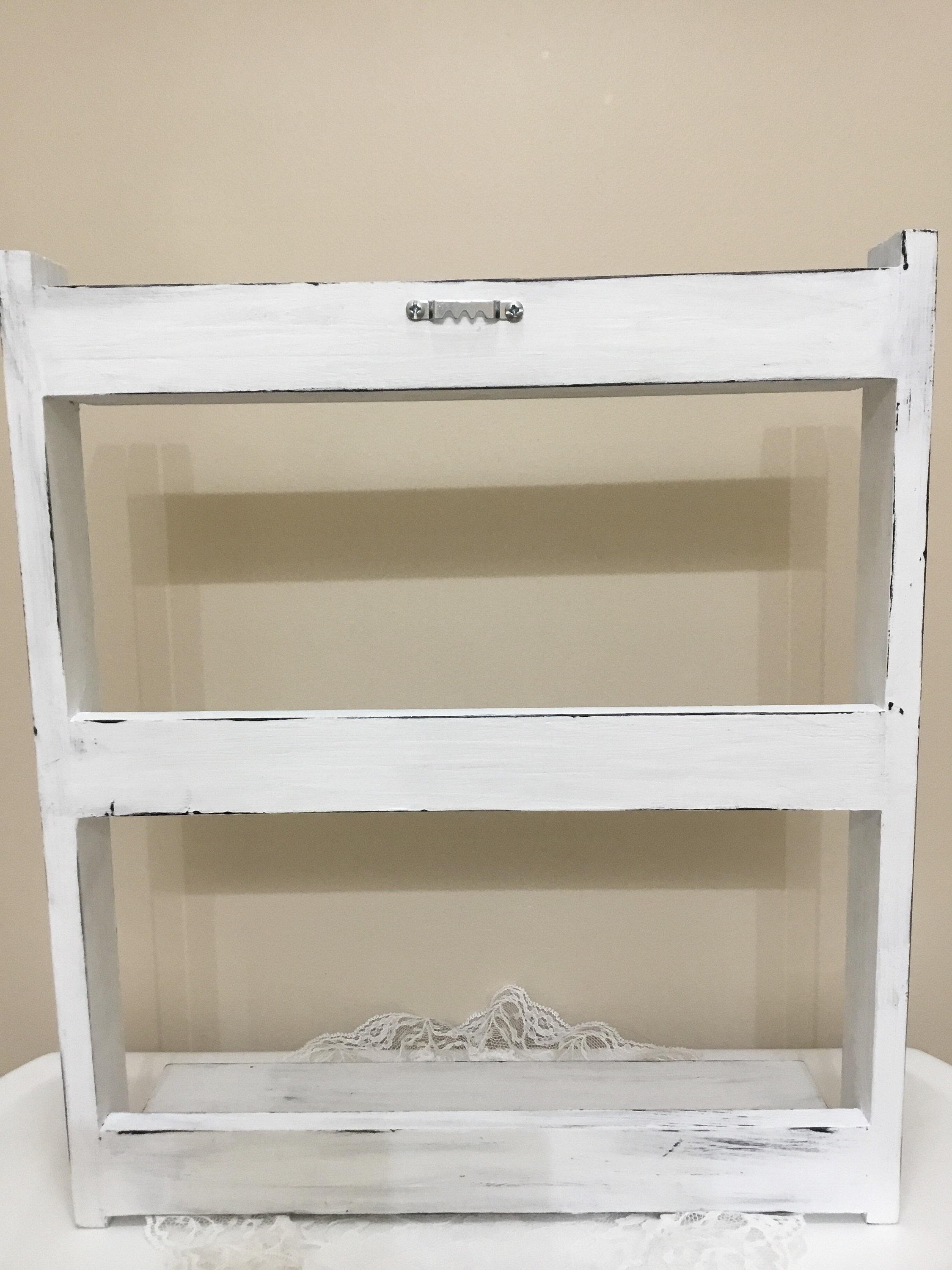 Three Tiered Display Shelf Standing or Hanging | Etsy