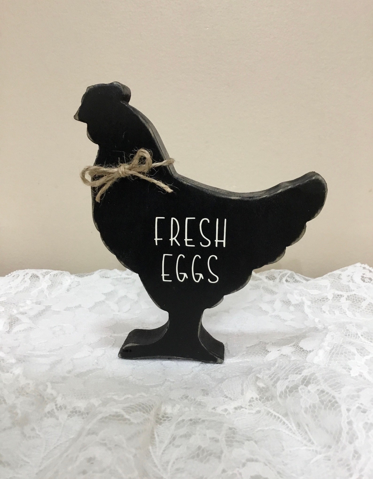 Mini Wood Chicken Tiered Tray - Etsy