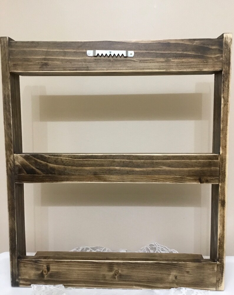 Three Tiered Display Shelf Standing or Hanging - Etsy