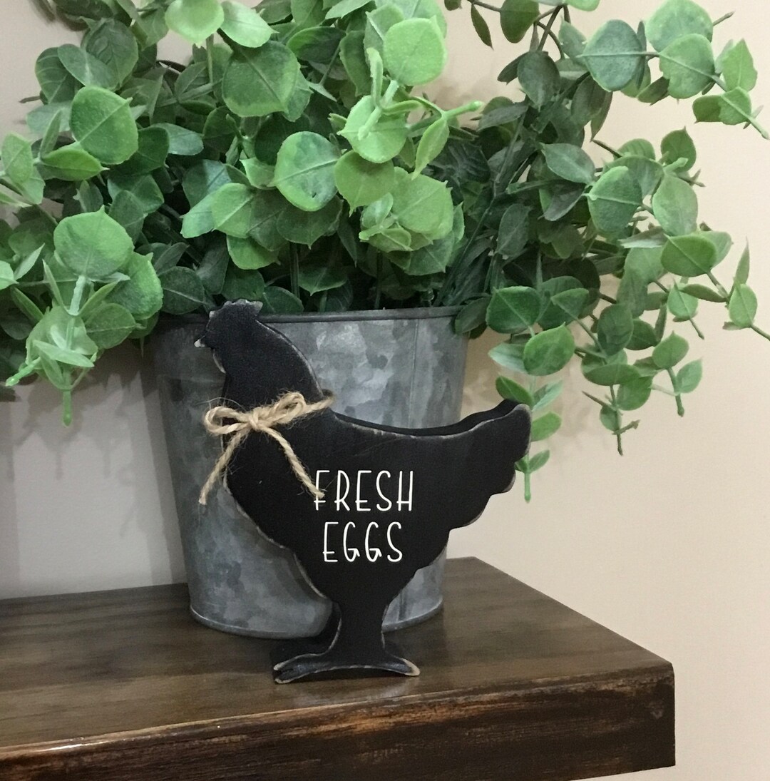 Mini Wood Chicken Tiered Tray - Etsy
