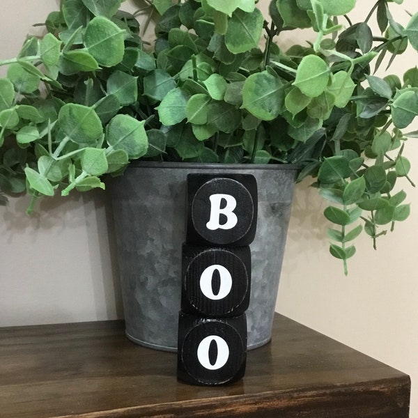 Halloween Word Block - Etsy