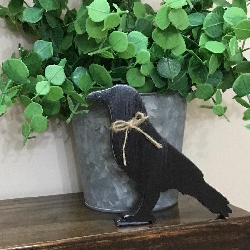 Wooden Crow - Etsy
