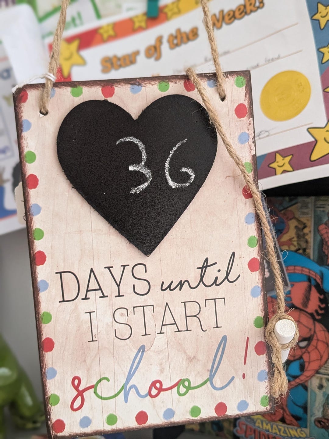 School Countdown Board - School Learning Development Anxiety Mental ...
