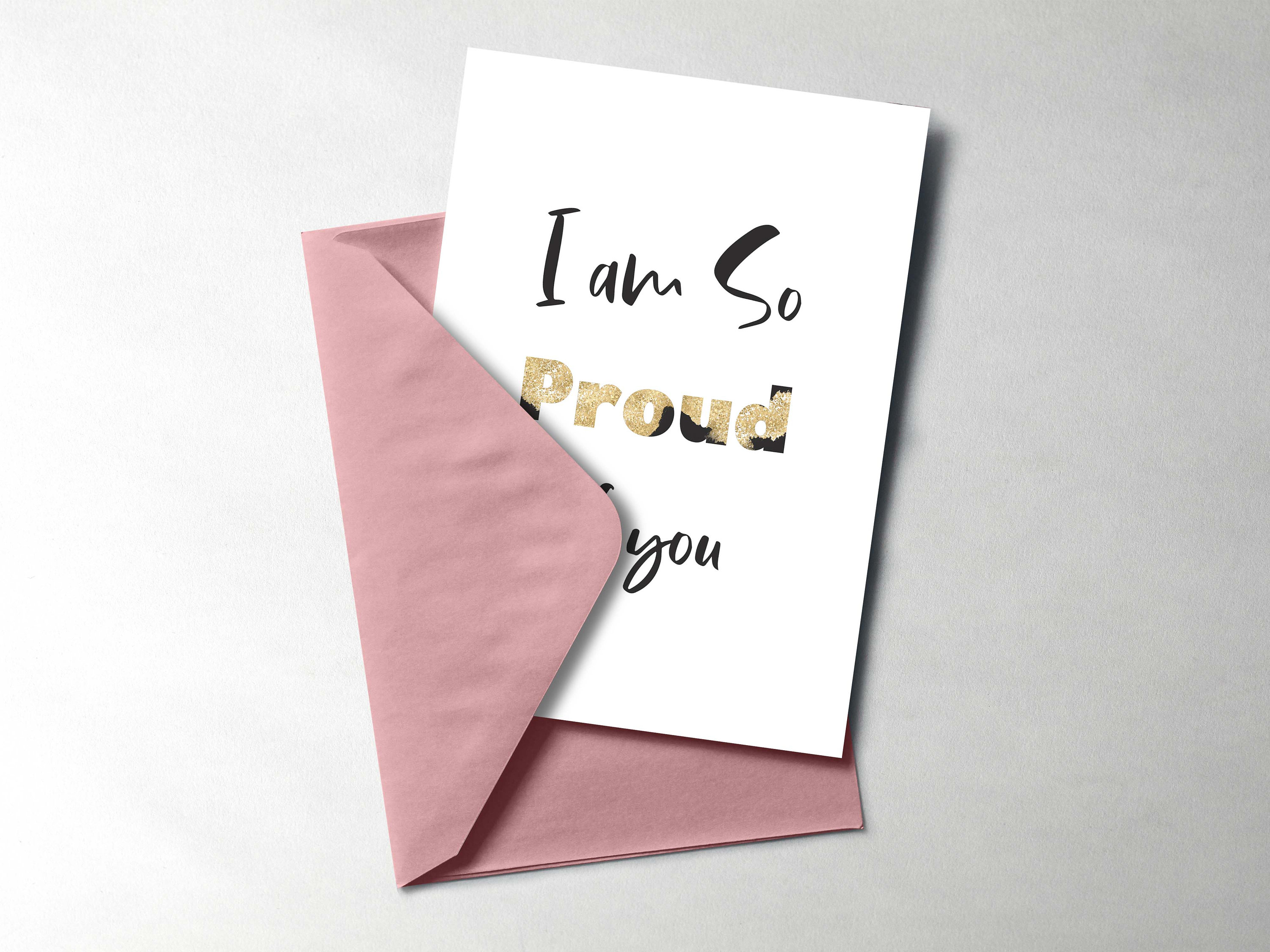 Proud of you card Printable Card Class of 2020 | Etsy