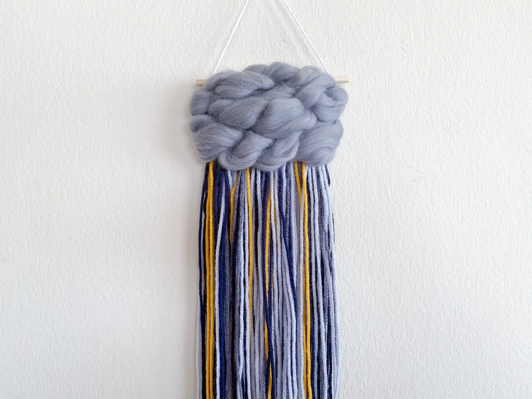 MADE TO ORDER Thunderstorm Mini Cloud Tapestry 5 X 15 Inches - Etsy