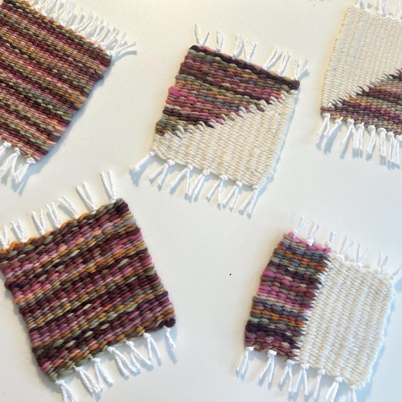 Hand Woven Coasters - Etsy
