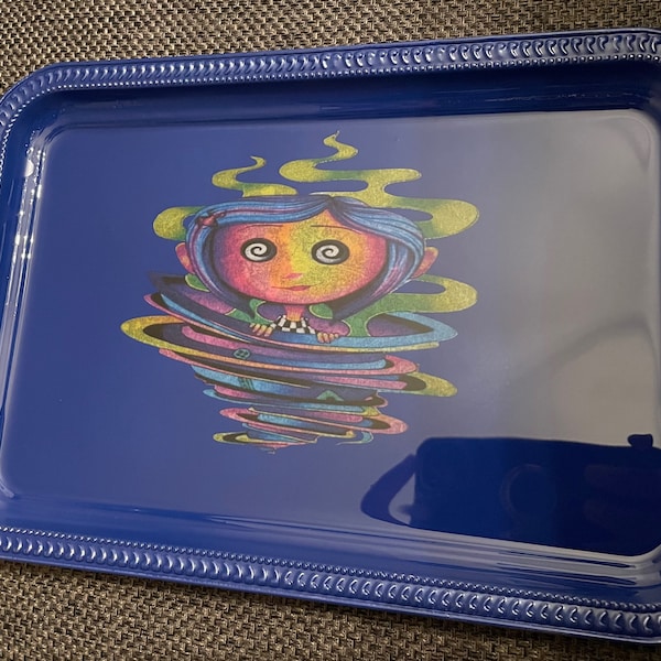 Glass Rolling Tray - Etsy