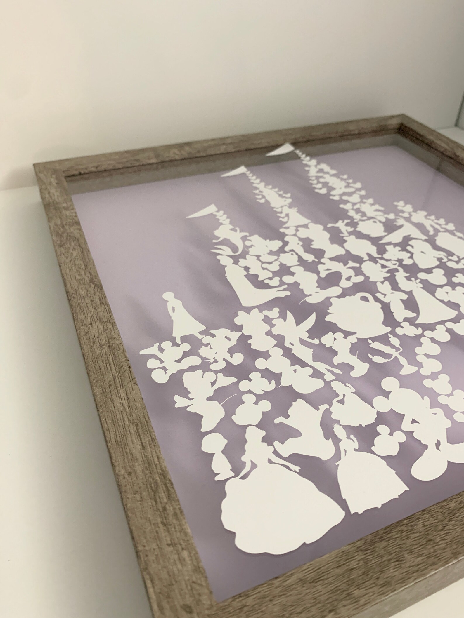 Shadow Box Disney Castle Characters - Etsy