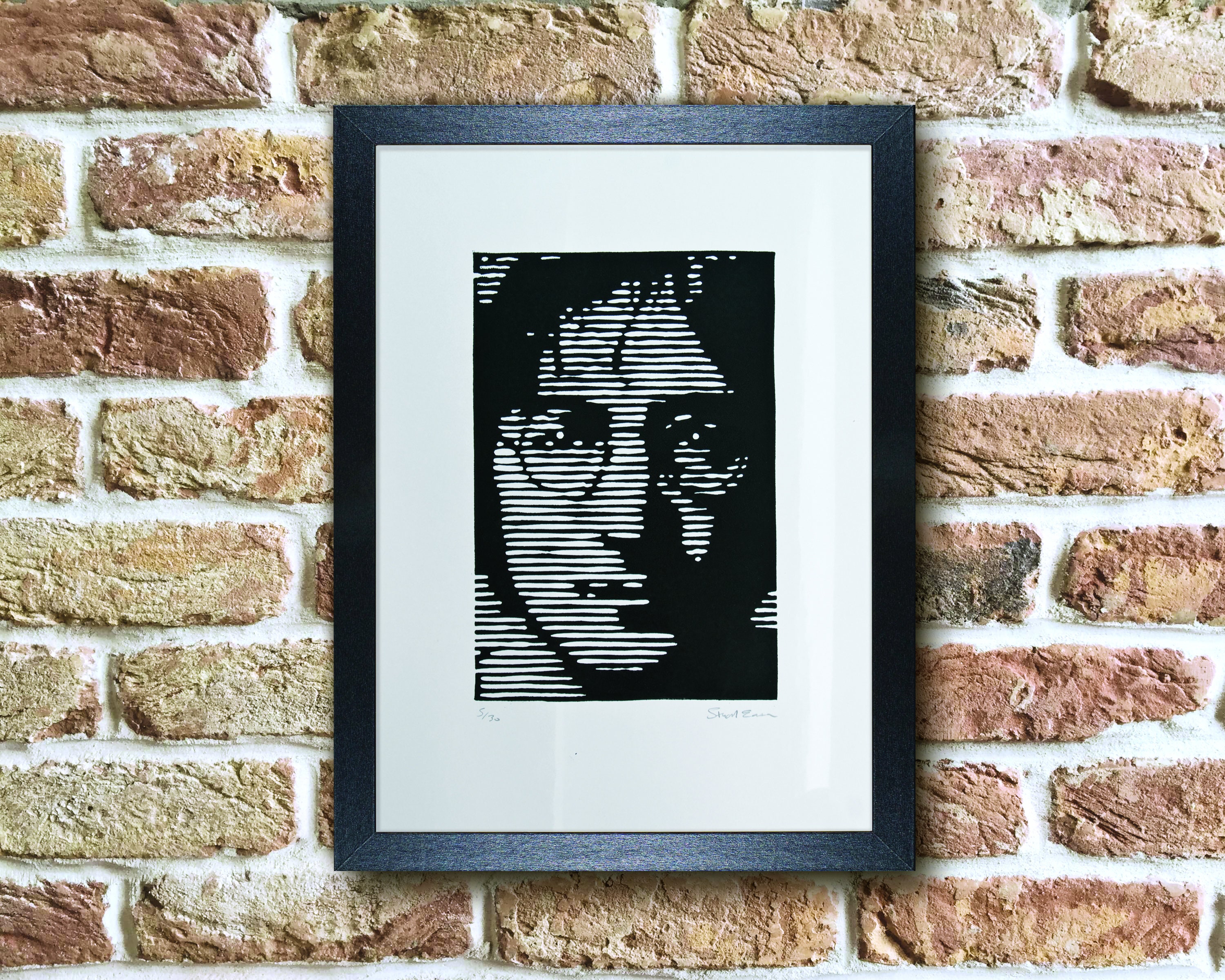 John Lennon Linocut Print, A4 - Etsy