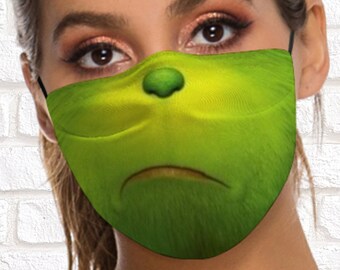 Funny face mask | Etsy