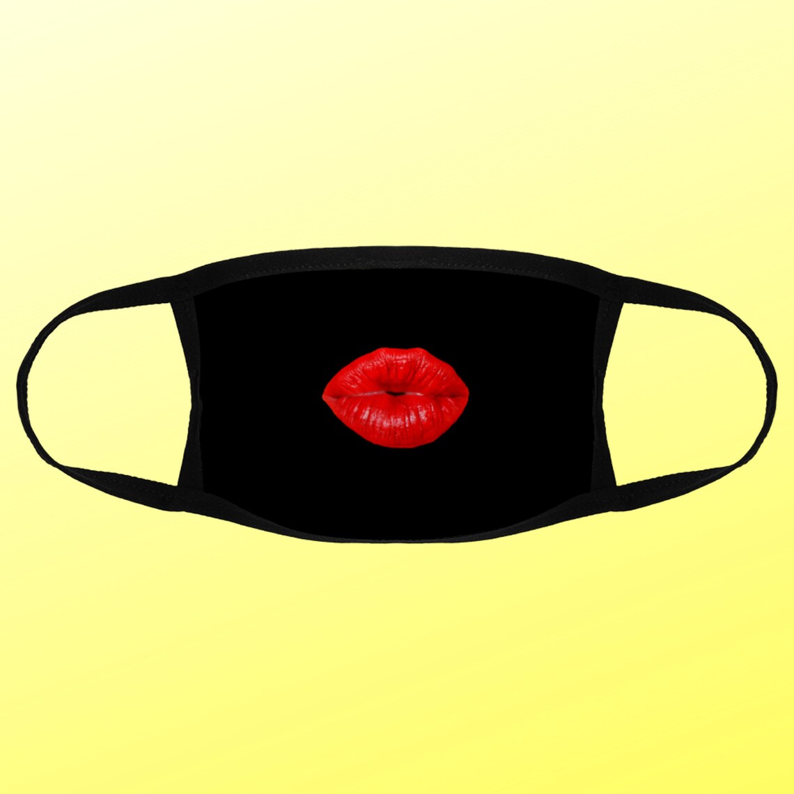 Lips Kiss Face Mask Red Lips mask washable face mask women | Etsy