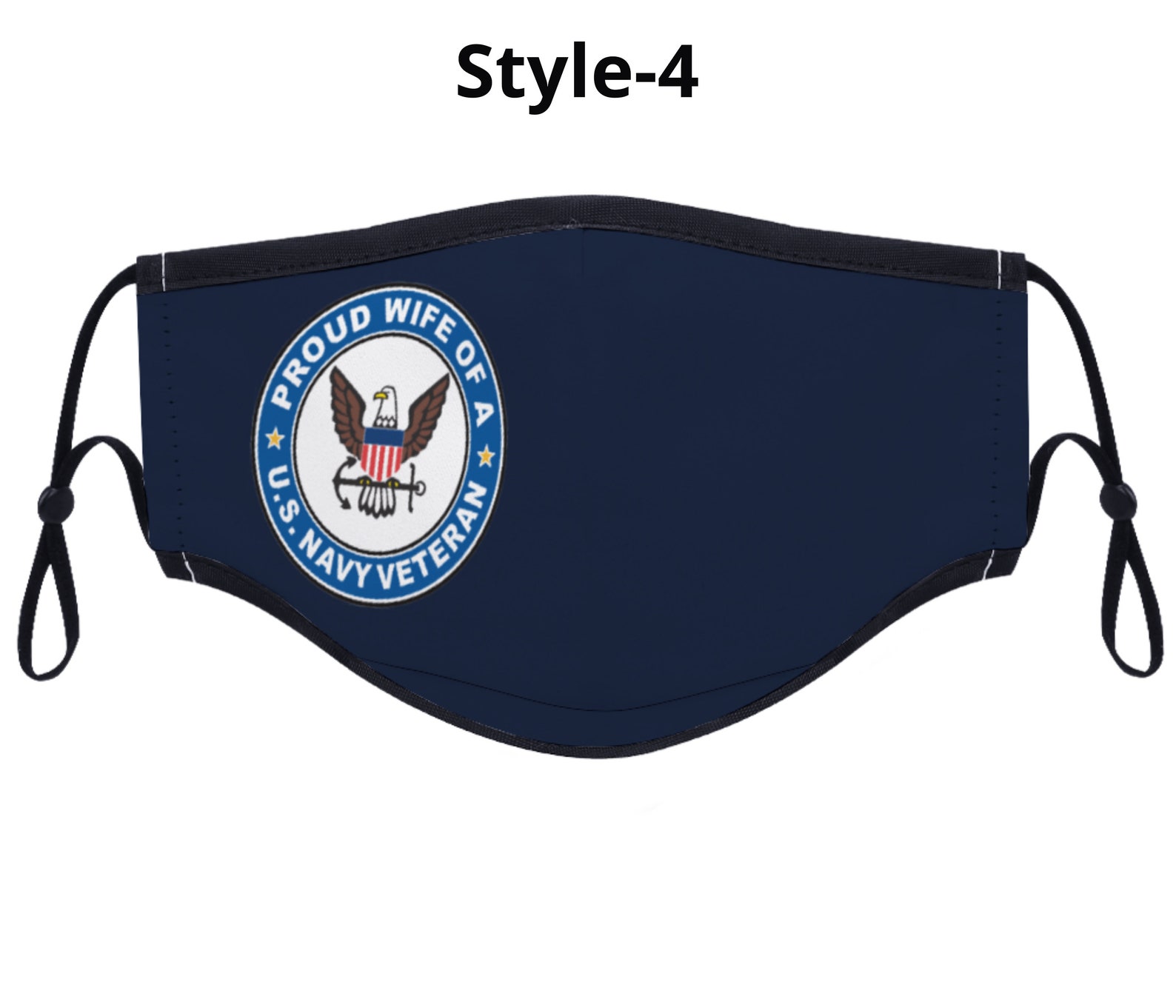 Navy Face Mask Veteran Face Mask Military Face Mask | Etsy