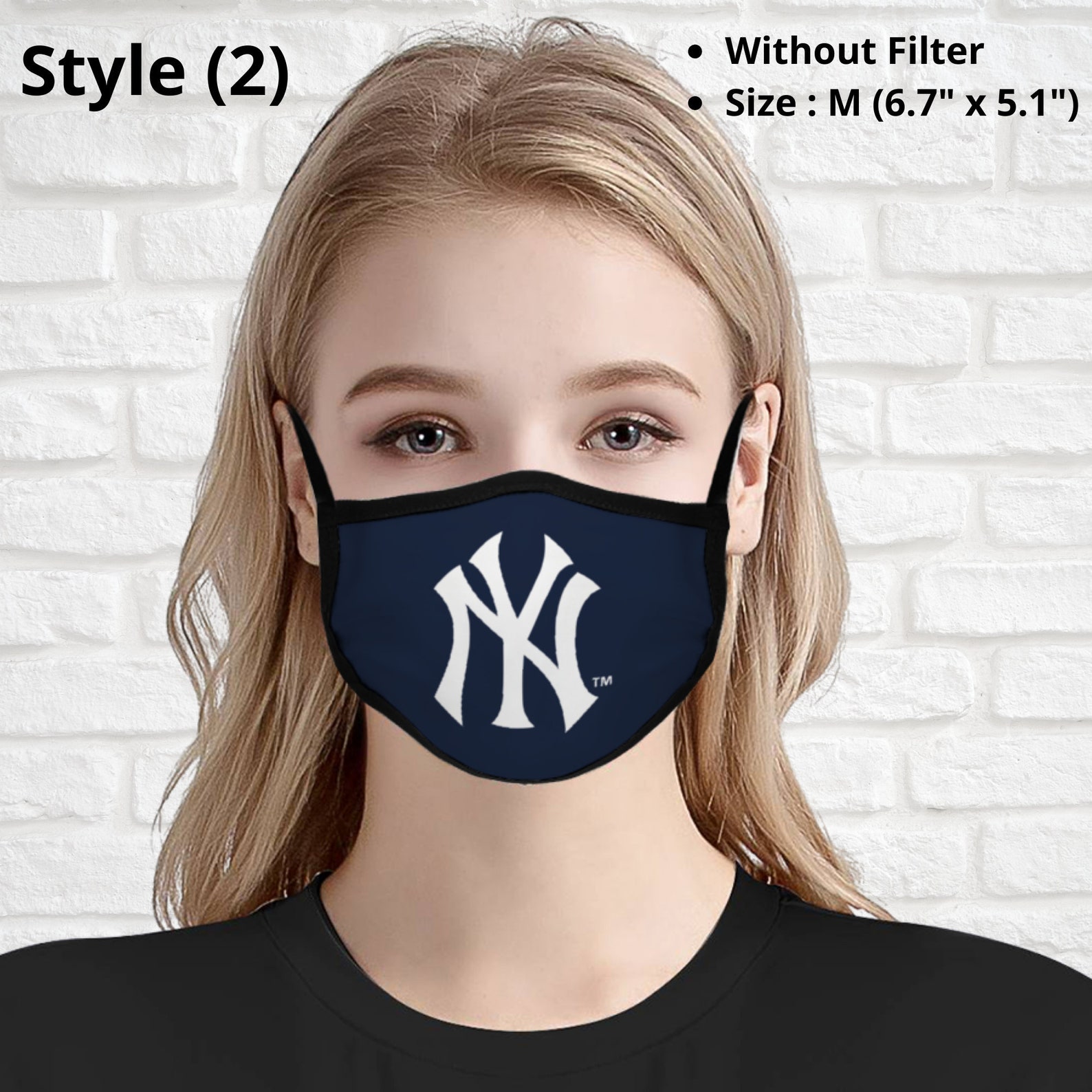 New York City Face Mask NY Face Mask Yankees Face Mask | Etsy