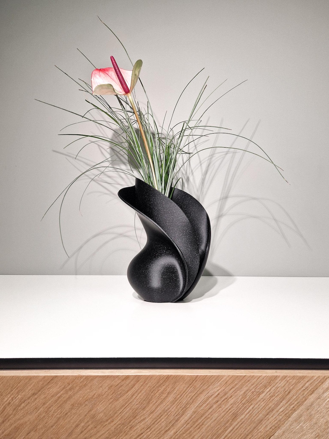 Sculptural Decor Vase, 3D Printed Vase for Floral Arrangement ...